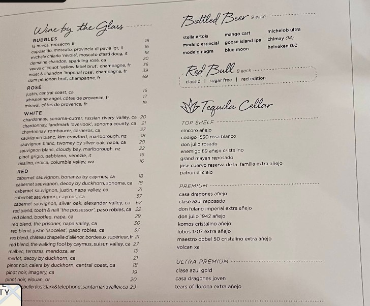 STK Steakhouse Restaurant Menu | Charlotte Fine Dining & Steaks