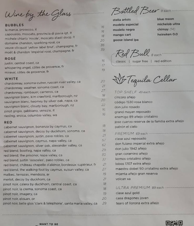 STK Steakhouse Restaurant Menu | Charlotte Fine Dining & Steaks